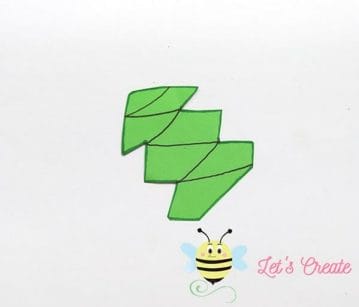 How to Make Fun Paper Christmas Tree Bookmark (+2 Templates) - Arty ...