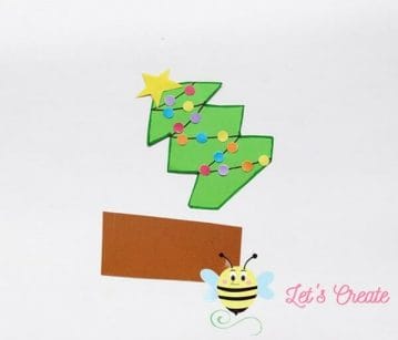 How to Make Fun Paper Christmas Tree Bookmark (+2 Templates) - Arty ...