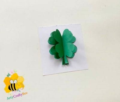 How To Make Easy 3D Shamrock Card Craft + 3 Templates - Arty Crafty Bee