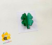 How To Make Easy 3D Shamrock Card Craft + 3 Templates - Arty Crafty Bee