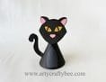 Fun Paper Black Cat Halloween Craft (2 Templates) - Arty Crafty Bee