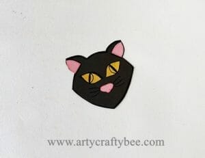 Fun Paper Black Cat Halloween Craft (2 Templates) - Arty Crafty Bee