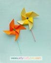 Fun Paper Pinwheels Tutorial (3 Templates) - Arty Crafty Bee