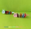 Fun Paper Slinky Caterpillar Craft For Kids - Arty Crafty Bee