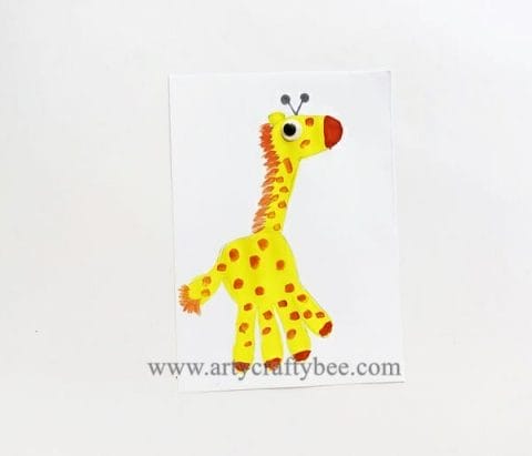 5 Cool Handprint Animals Coloring Craft - Arty Crafty Bee