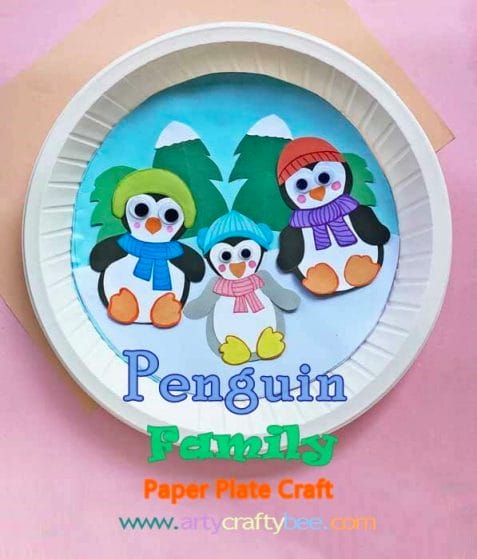 Easy Penguin Craft Puppets For Kids (6 Templates) - Arty Crafty Bee