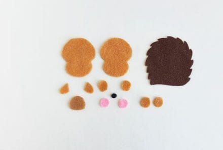 Easy Sewing Felt Hedgehog Plush For Kids (Free Pattern) - Arty Crafty Bee