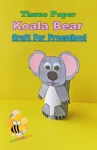 Adorable Toilet Paper Roll Koala Craft (2 Printables) - Arty Crafty Bee