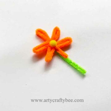 Fun DIY Pipe Cleaner Flower Bookmark Tutorial - Arty Crafty Bee