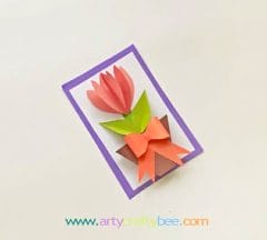 How To Make Easy Tulip Card For Mother's Day (2 Printables) - Arty ...