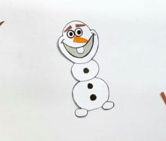 Frozen Olaf Bookmark Craft For Kids (2 Printable) - Arty Crafty Bee