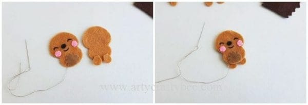 Easy Sewing Felt Hedgehog Plush For Kids (Free Pattern) - Arty Crafty Bee