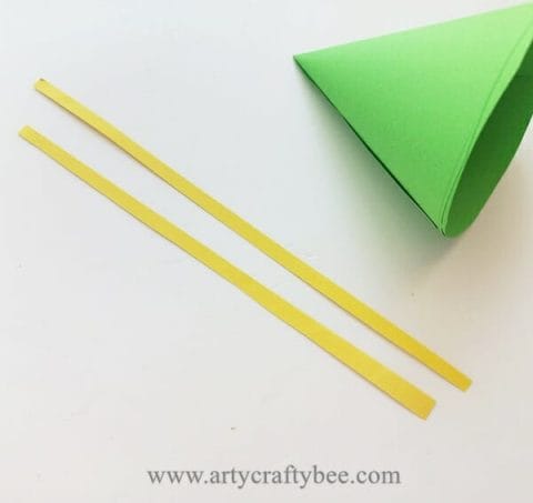 How To Make Paper Cone Christmas Tree Easy (+2 Templates) - Arty Crafty Bee