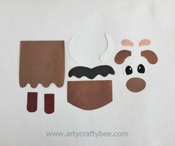 Paper Bag Yak Craft for Preschoolers With Easy Template - Arty Crafty Bee