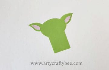Baby Yoda Paper Craft For Christmas - Arty Crafty Bee