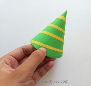 How To Make Paper Cone Christmas Tree Easy (+2 Templates) - Arty Crafty Bee