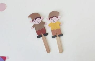The Elves and The Shoemaker Story Puppets - Arty Crafty Bee