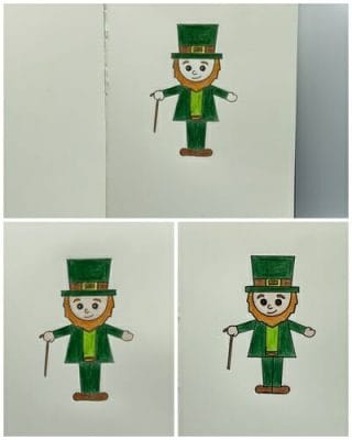 How To Draw A Leprechaun Cartoon Step By Step - Arty Crafty Bee