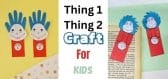 Thing 1 Thing 2 Handprint Craft Easy - Arty Crafty Bee