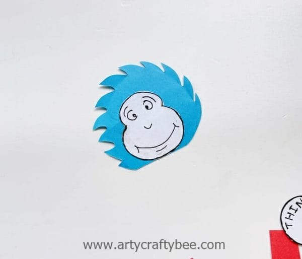 Thing 1 Thing 2 Handprint Craft Easy - Arty Crafty Bee