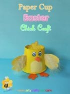 Paper Cup Easter Chick Craft For Toddlers Easy - Arty Crafty Bee