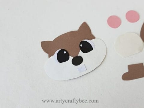 Paper Bag Chipmunk Craft For Preschoolers With Easy Template - Arty ...