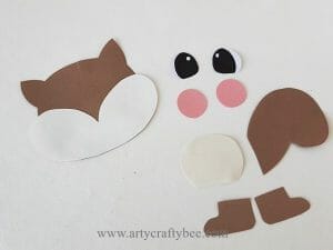 Paper Bag Chipmunk Craft For Preschoolers With Easy Template - Arty ...