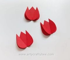 DIY Mother's Day Tulip Card Tutorial - Arty Crafty Bee