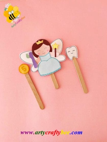 Magical Tooth Fairy Craft: Create Enchanting Puppets for Kids! - Arty ...