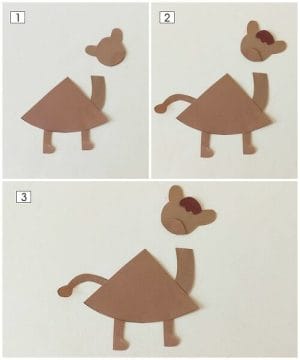 Paper Camel Craft - How To Make A Corner Bookmark Easy - Arty Crafty Bee