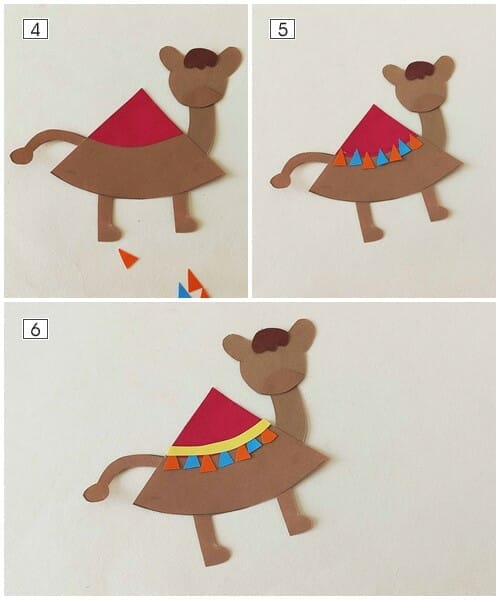 Paper Camel Craft - How To Make A Corner Bookmark Easy - Arty Crafty Bee