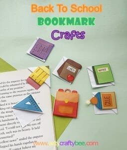 Easy Back To School Bookmarks Free Printable (7 Designs) - Arty Crafty Bee