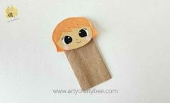 Halloween Witch Craft Paper Bag Puppet (3 Templates) - Arty Crafty Bee